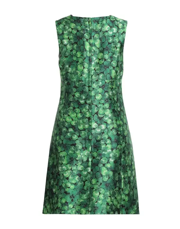 Dolce & Gabbana Sleeveless Crewneck Floral-print Gabardine Dress