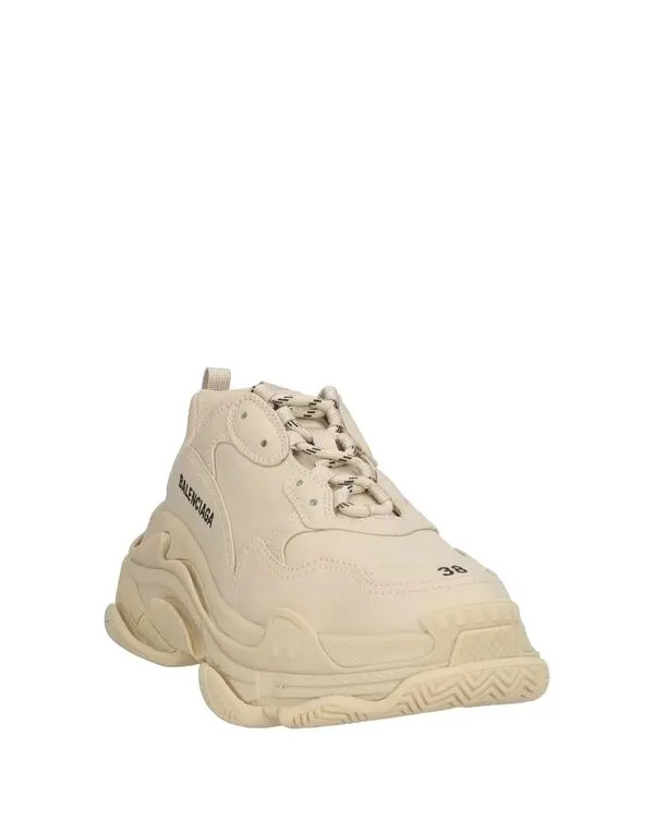 Balenciaga Minimalist Platform Sneakers - Nude