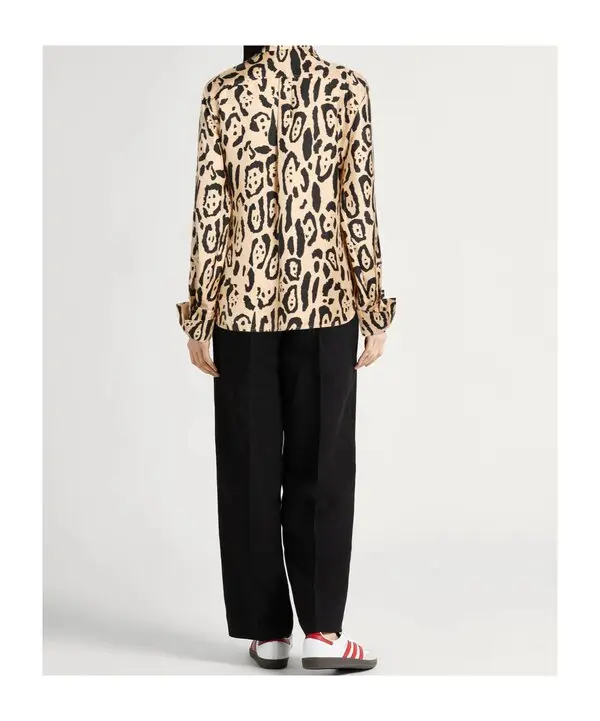 Sportmax Printed Long Sleeve Shirt