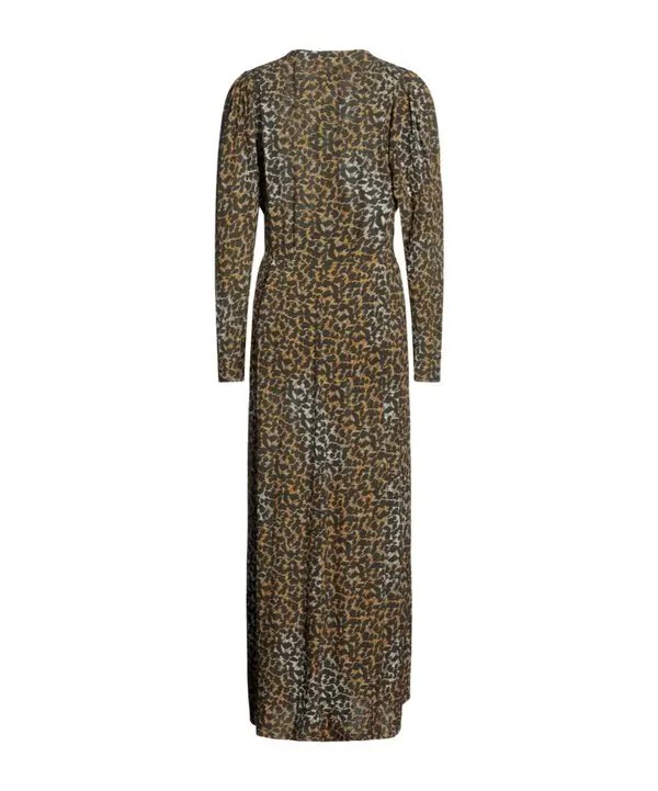 Isabel Marant Étoile Printed Long Sleeve Maxi Dress