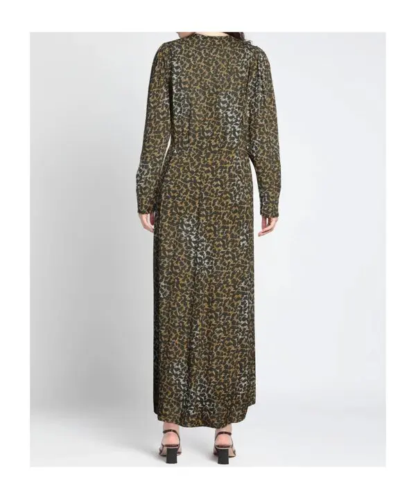 Isabel Marant Étoile Printed Long Sleeve Maxi Dress