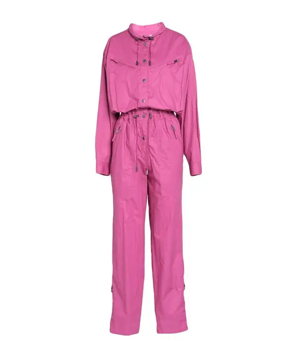 Isabel Marant Étoile Solid Long Sleeve Turtleneck Jumpsuit - Pink