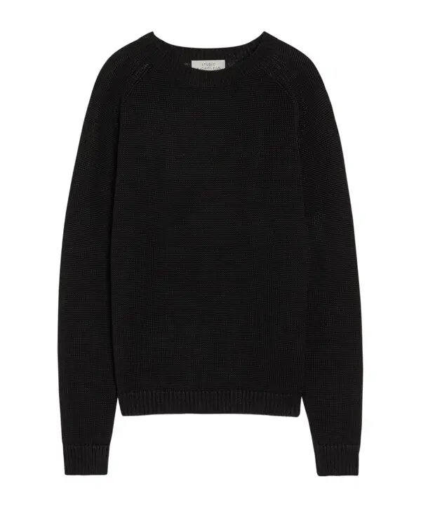 Studio Nicholson Crew Neck Wide-sleeve Knit Sweater