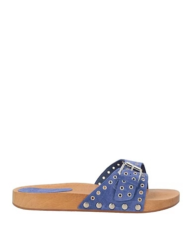 Isabel Marant Étoile Suede Slide Sandals With Buckle Detailing
