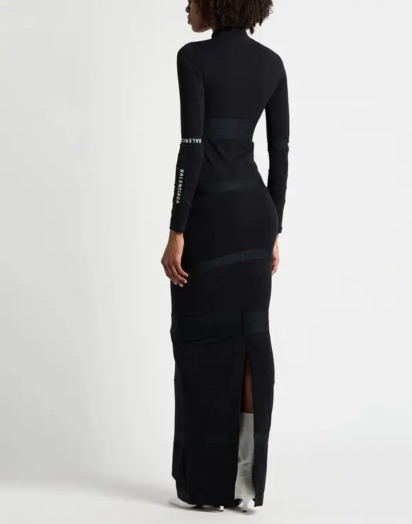 Balenciaga Solid Color Long Sleeve T-shirt Dress