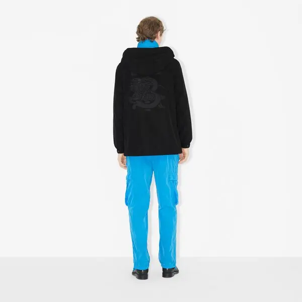 Burberry Logo Print Hooded Jacket