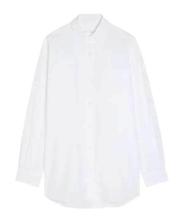 AGOLDE Solid-colour Cotton-poplin Shirt