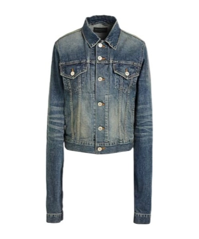 Balenciaga Logo Denim Jacket