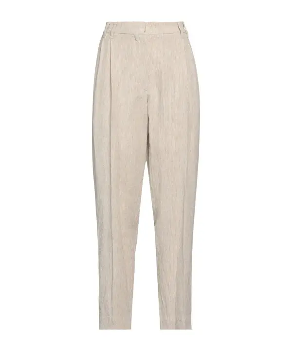 Brunello Cucinelli Striped Woven Tailored Pants