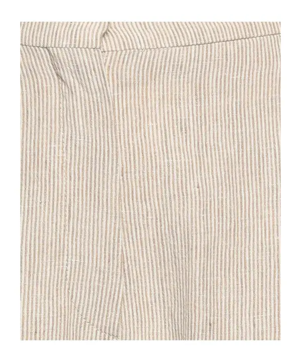 Brunello Cucinelli Striped Woven Tailored Pants