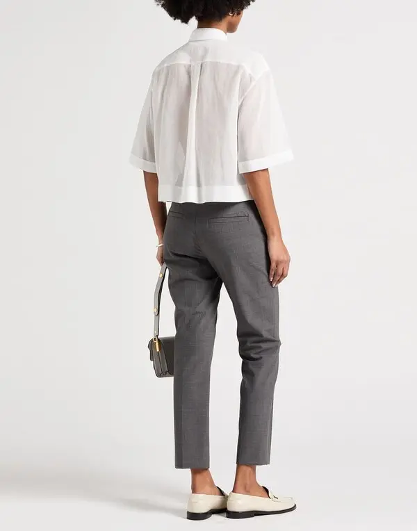 Brunello Cucinelli Solid Color Slim-fit Dress Pants