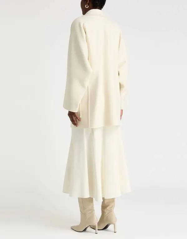 Max Mara Solid Color Wool Coat