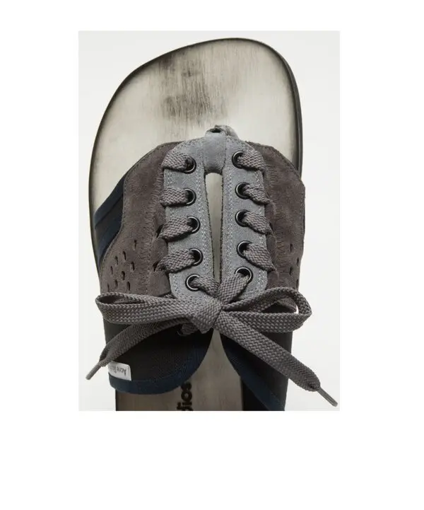 Acne Studios Panelled Lace-up Flip Flops