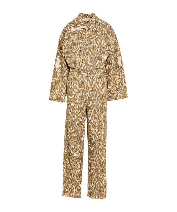 Isabel Marant Étoile Woven Jumpsuit With Lapel Collar