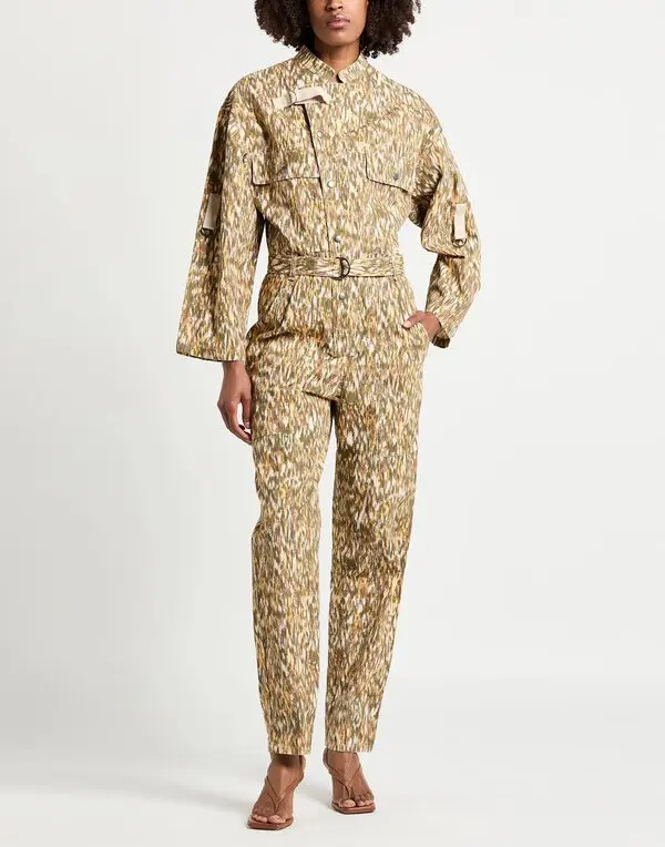 Isabel Marant Étoile Woven Jumpsuit With Lapel Collar