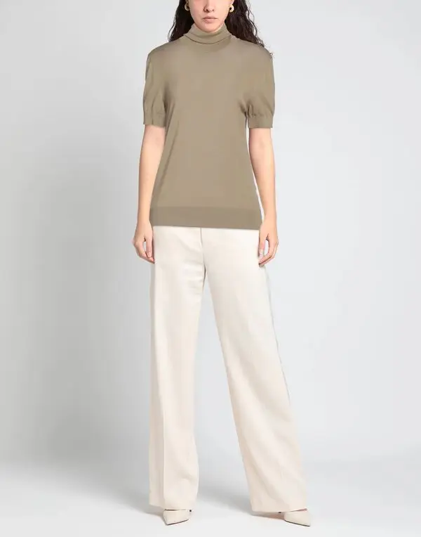 Dolce & Gabbana Short Sleeve Turtleneck Wool Knit