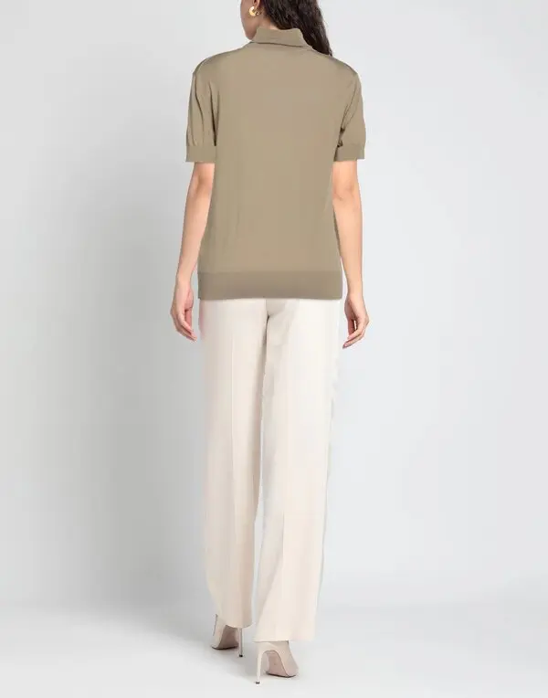 Dolce & Gabbana Short Sleeve Turtleneck Wool Knit