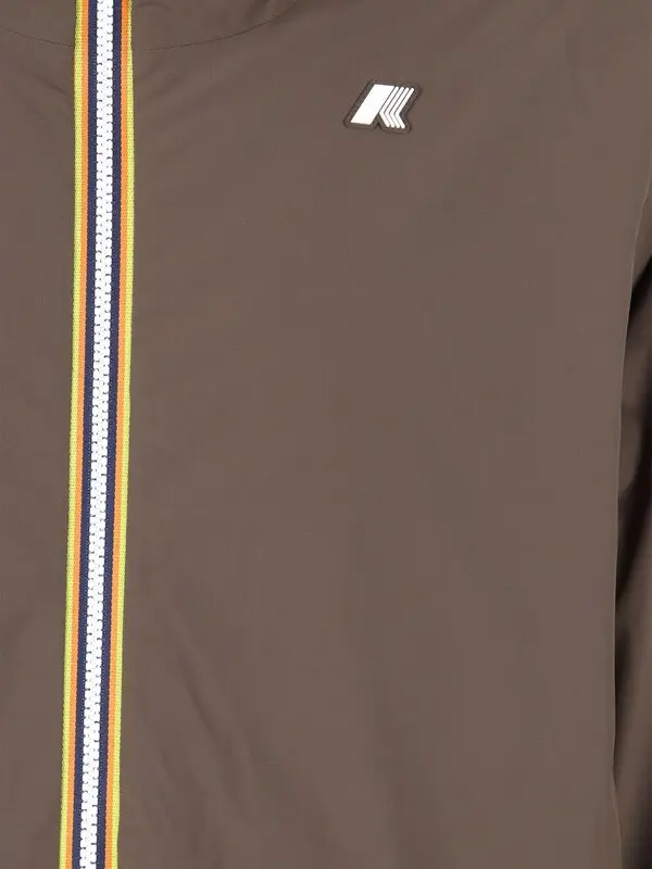 K-WAY Jacob St Warm Reversible Hooded Jacket - Brown