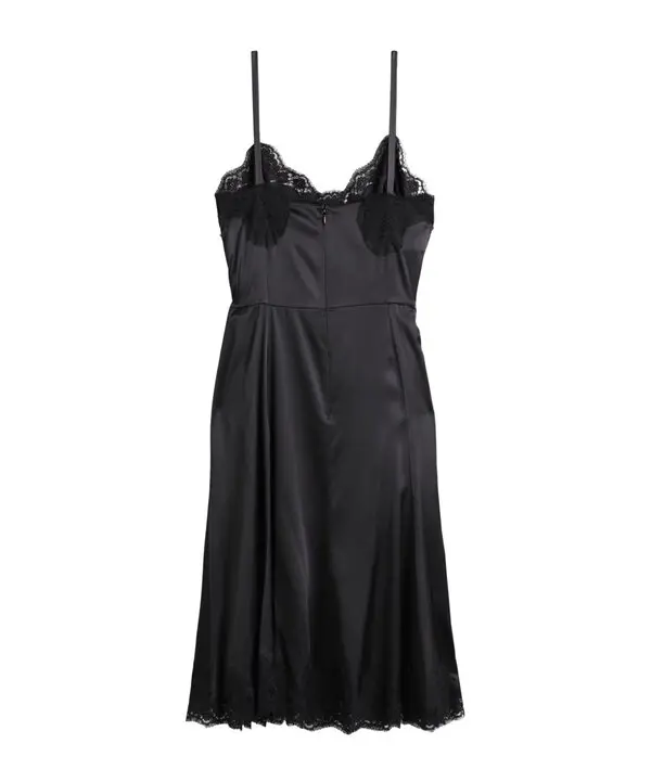 Dolce & Gabbana Solid Color Lace Cami Dress