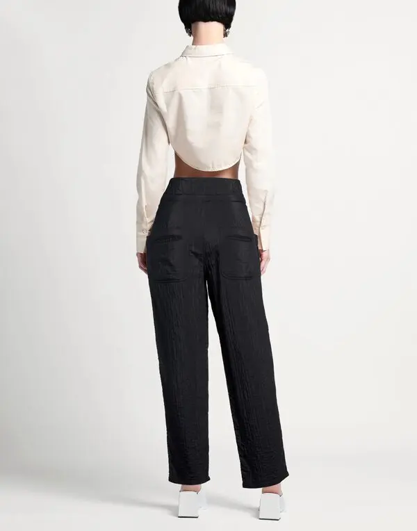 Isabel Marant Étoile Solid Tailored Straight Leg Trousers With Drawstring Waist