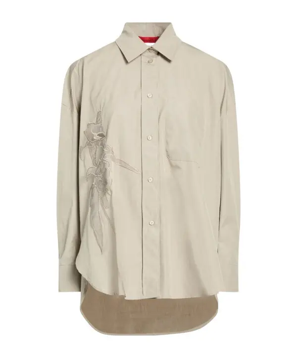 MAXCO. Max&co. Plain Shirt With Appliqués