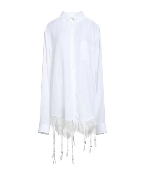 Balenciaga Lace Trim Shirt