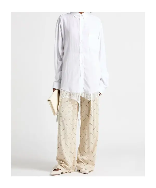 Balenciaga Lace Trim Shirt
