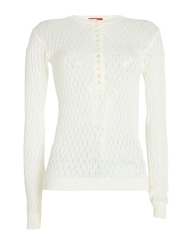 MAXCO. Solid Color Metallic Knit Sweater