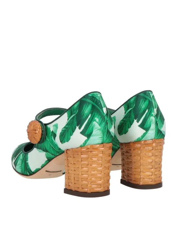 Dolce & Gabbana Mary Jane Shoes With Floral Patterns