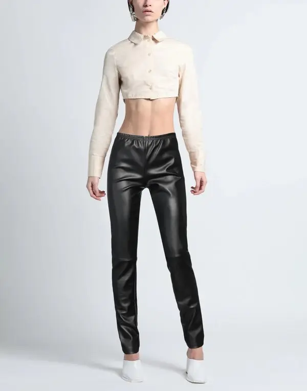 MAISON MARGIELA Plain Pu Leather Pants