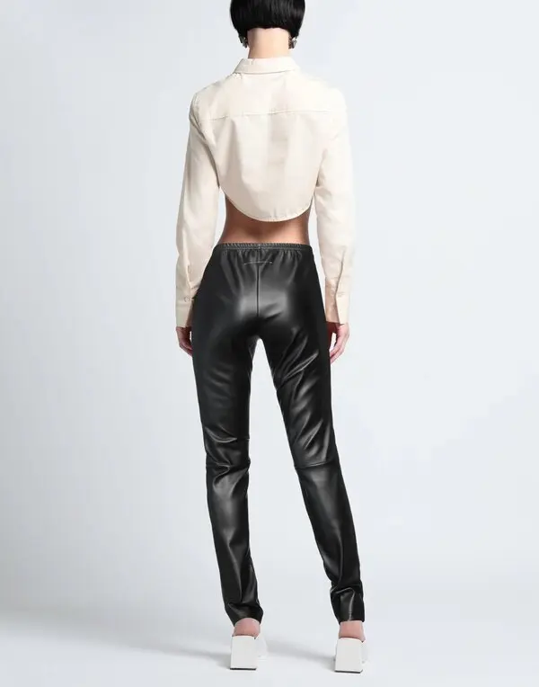 MAISON MARGIELA Plain Pu Leather Pants