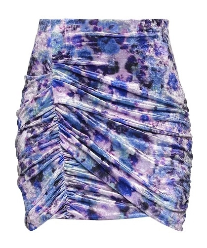 Isabel Marant Étoile Multi-color Velvet Wrap Skirt