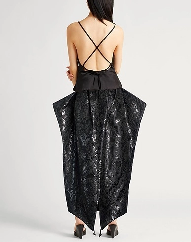 Max Mara Floral Jacquard Umbrella Skirt