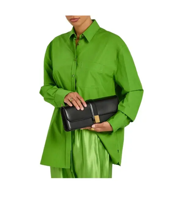 Khaite Blake Leather Clutch