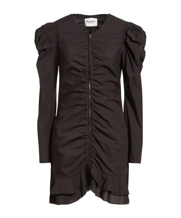 Isabel Marant Étoile Bodycon Dress With Gathered Detail And Ruffles