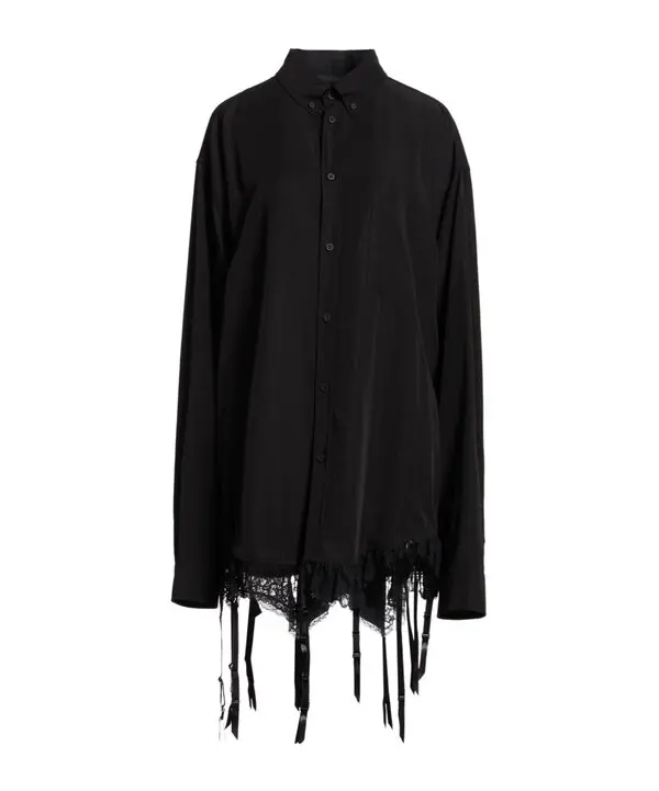 Balenciaga Long-sleeve Solid Color Shirt