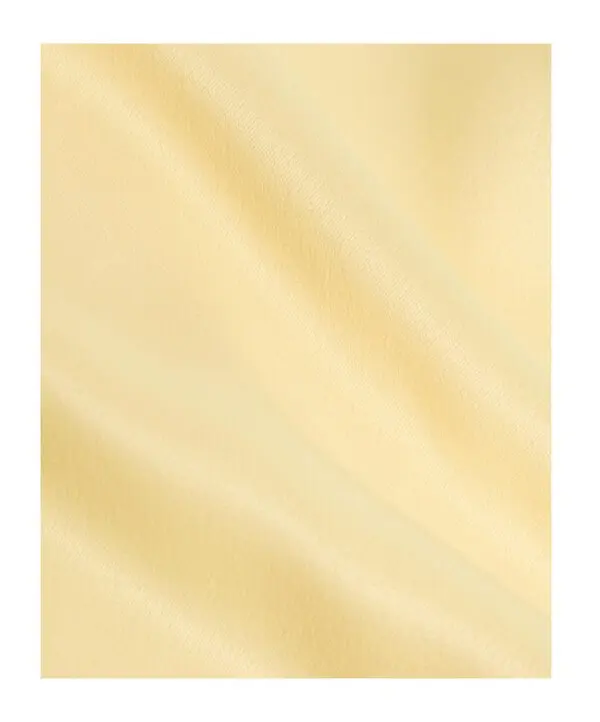 Vince Satin Crewneck Top With Raw-edged Trims