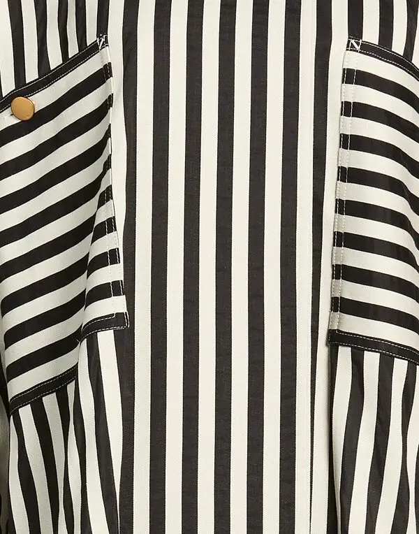Max Mara Striped Woven Blazer