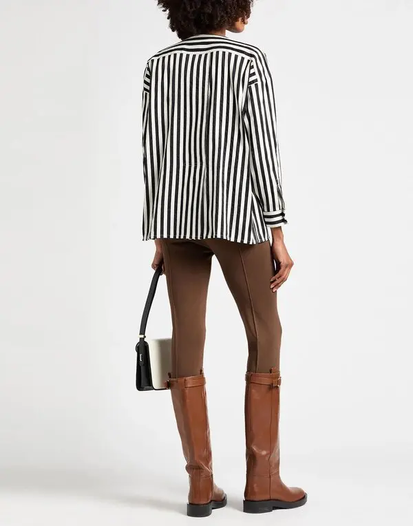 Max Mara Striped Woven Blazer