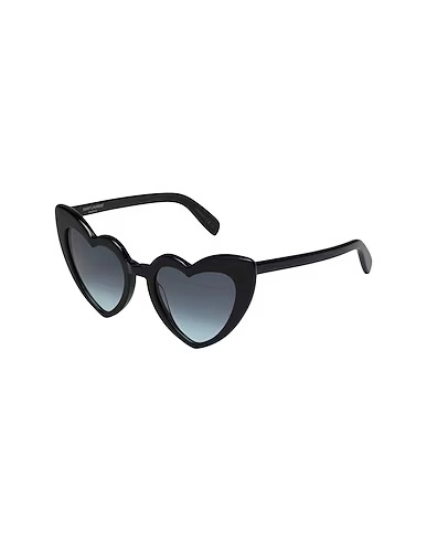 Saint Laurent Heart Frame Sunglasses - Black