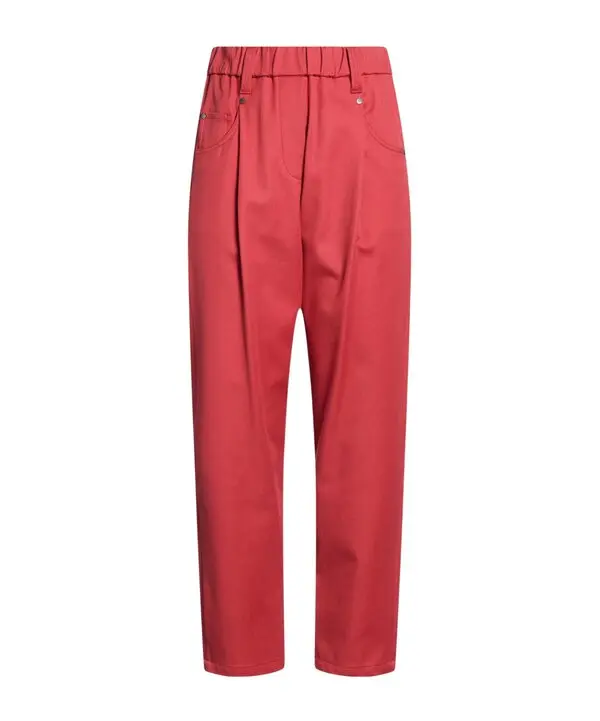Brunello Cucinelli Solid-color Straight-leg Pants