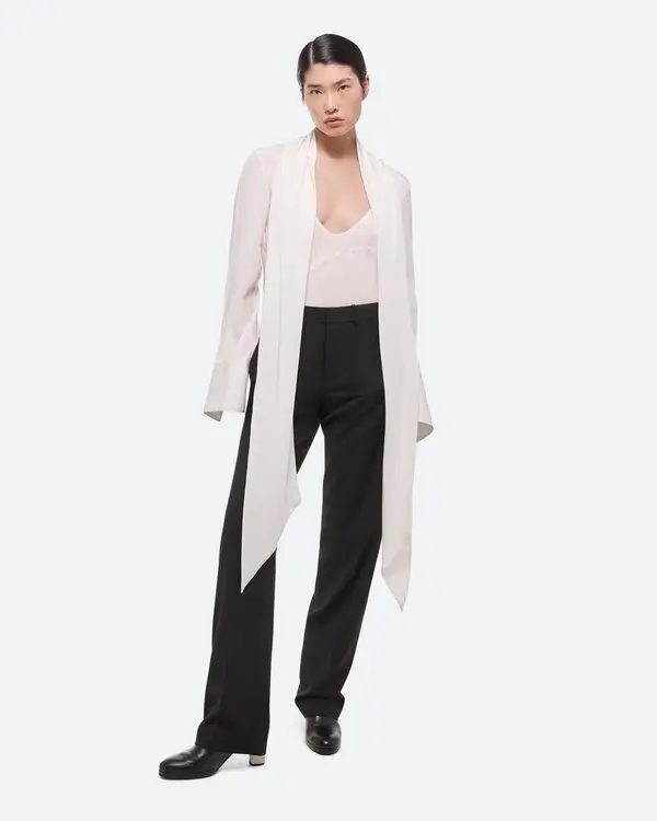 Helmut Lang Scarf Detailed Blouse