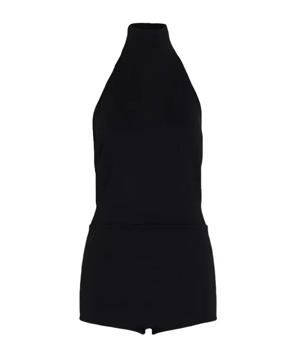 Max Mara Sleeveless Turtleneck Jumpsuit - Black
