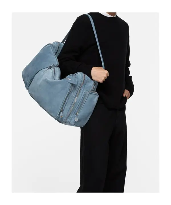 Acne Studios Camero Hotel Suede Shoulder Bag