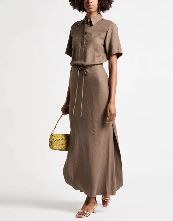 Brunello Cucinelli Minimalist Solid-color A-line Skirt