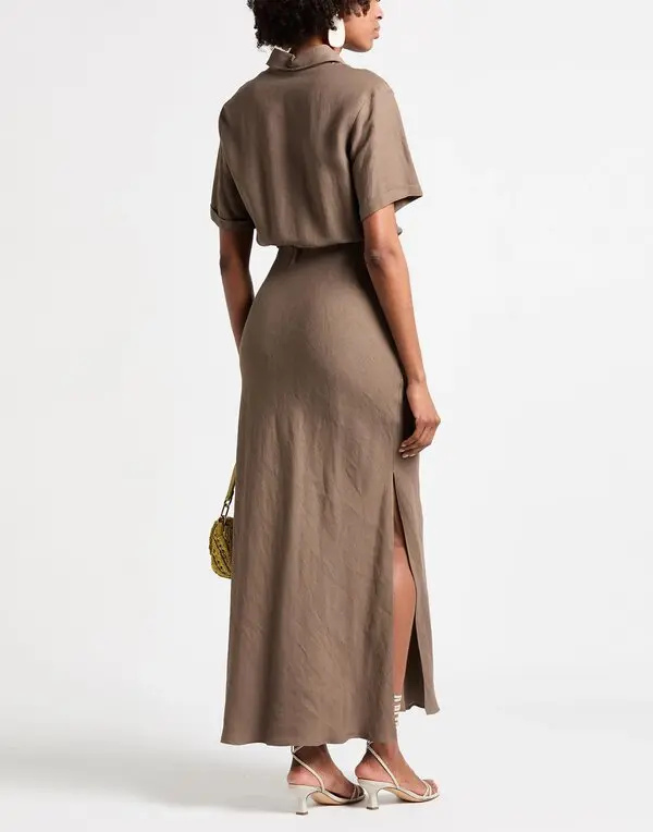 Brunello Cucinelli Minimalist Solid-color A-line Skirt