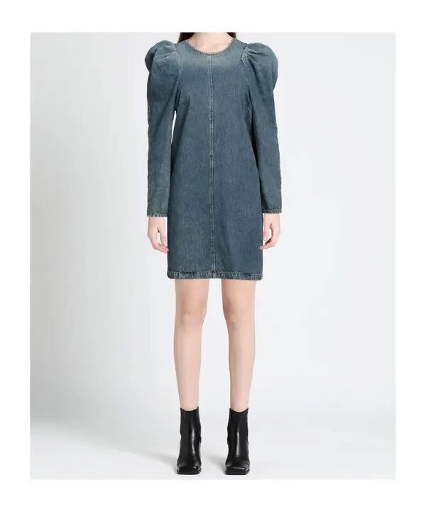 Sportmax Long Sleeve Denim Dress