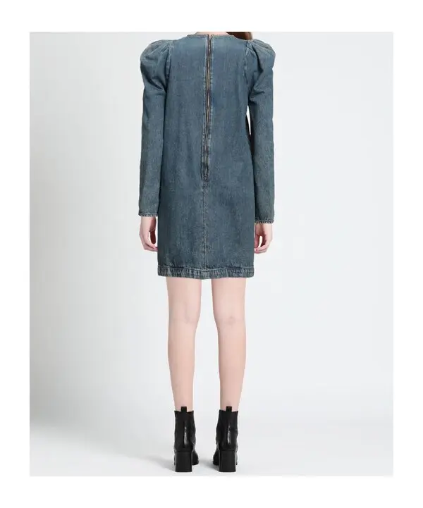 Sportmax Long Sleeve Denim Dress