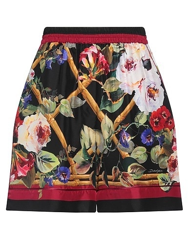 Dolce & Gabbana Printed Floral Satin Shorts
