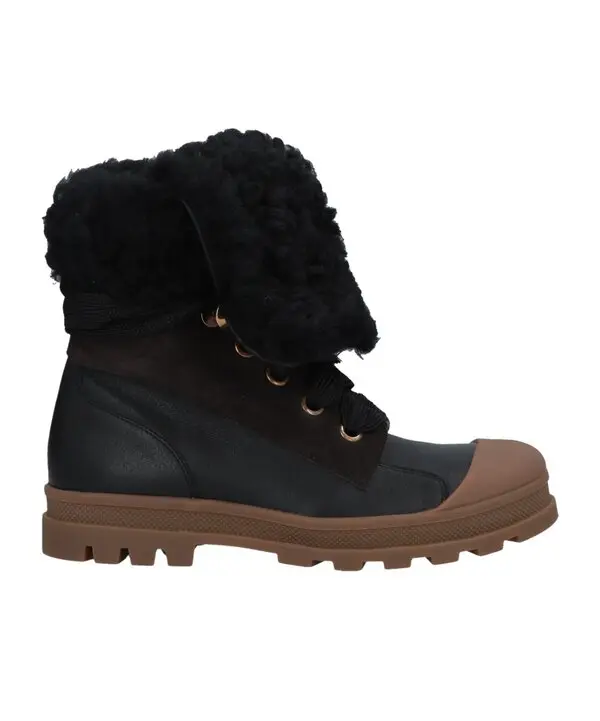 Chloé Padded Ankle Boots - Black